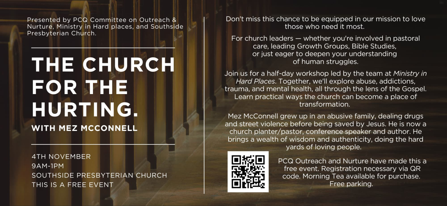 Workshop – The Church for the Hurting – Browns Plains Presbyterian Church